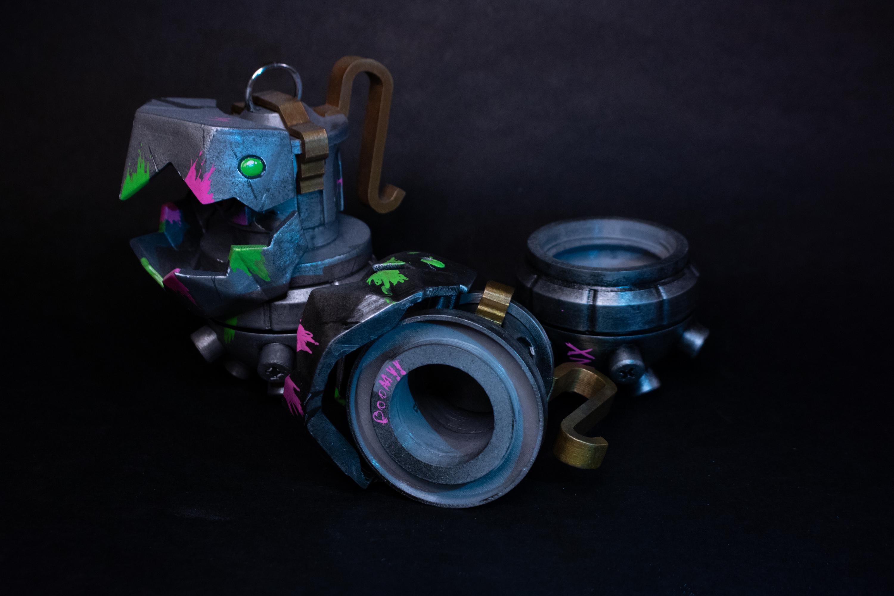 Jinx Grenade : Chomper | Arcane | League of Legends - Etsy