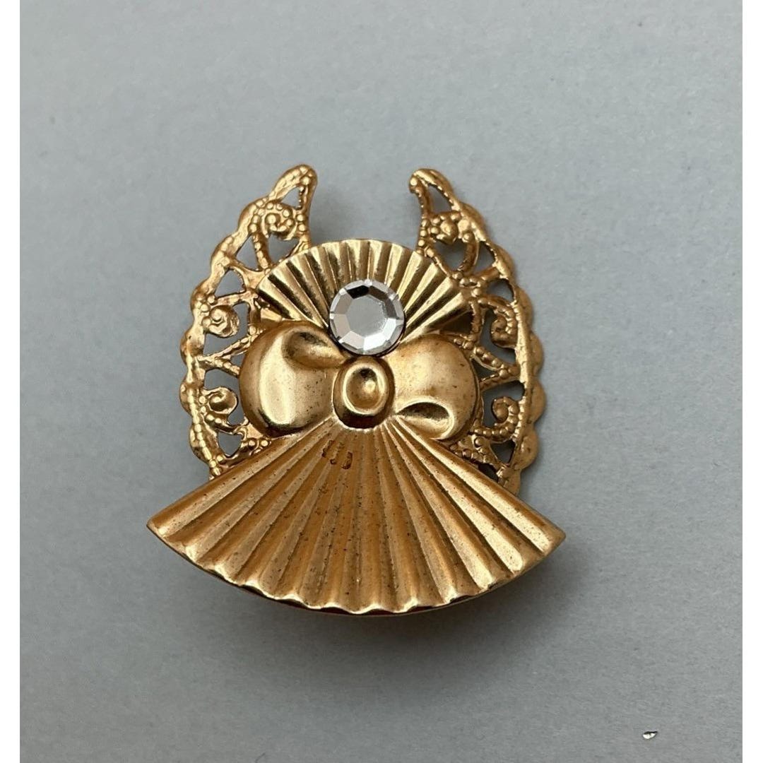 Vintage Angel of Love (AOL) 1996/pin Brooch, Rhinestone, Signed by Jane ...