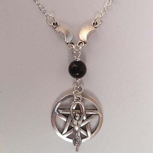 Pentacle With Onyx - Etsy UK