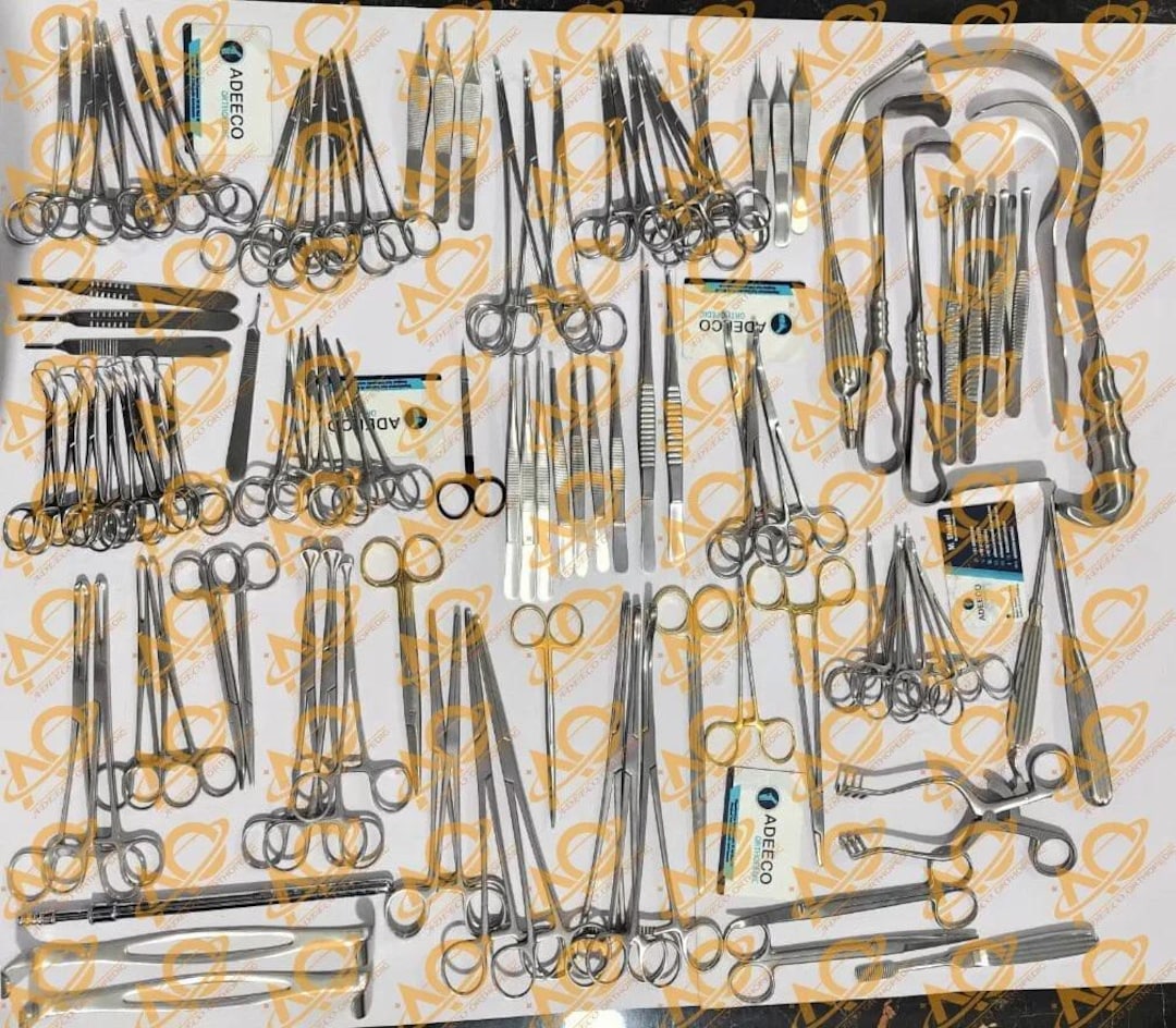 Hysterectomy Abdominal Surgery Surgical Instruments Set of Pcs 103 - Etsy