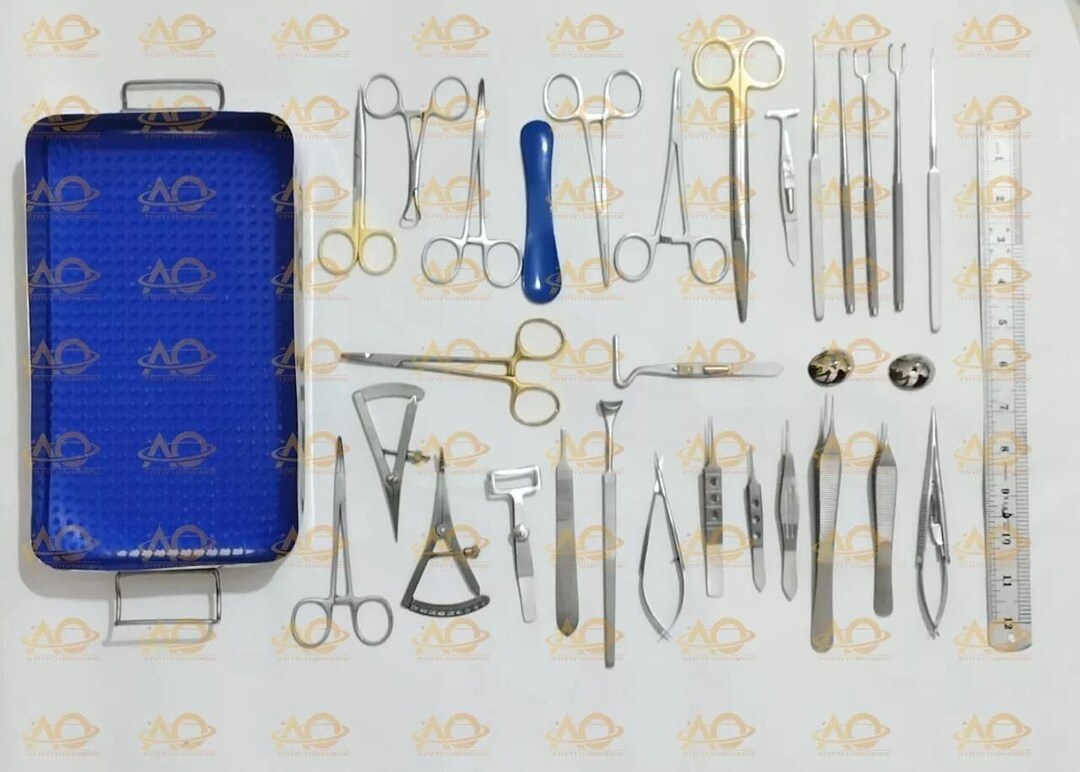 Blepharoplasty Instruments Set of 30 Pcs Eye Surgery Set Plastic ...