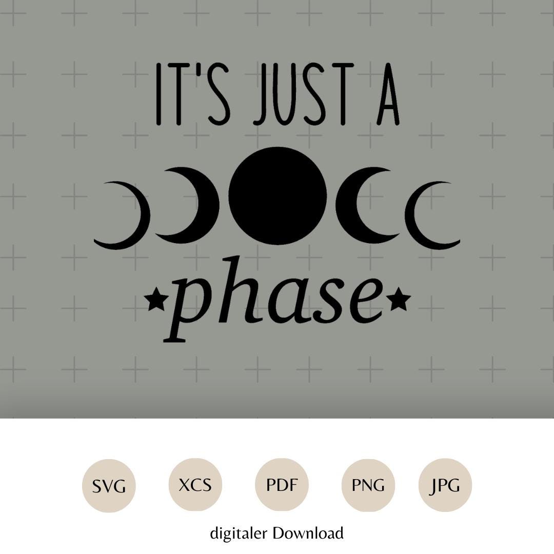 Its Just a Phase Plotter File SVG - Etsy
