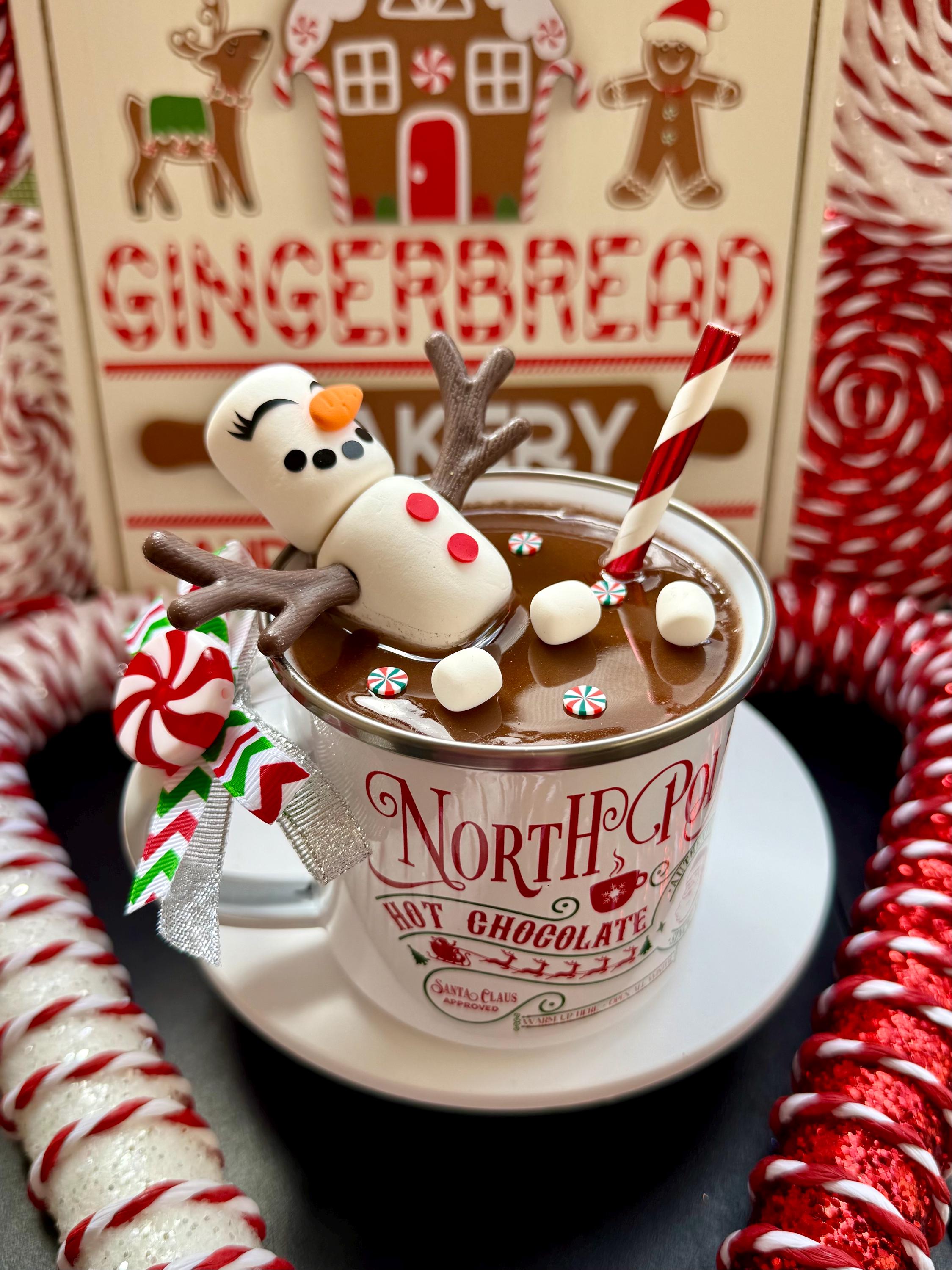 Faux Hot Chocolate Mug: Christmas Tiered Tray Decor - Etsy