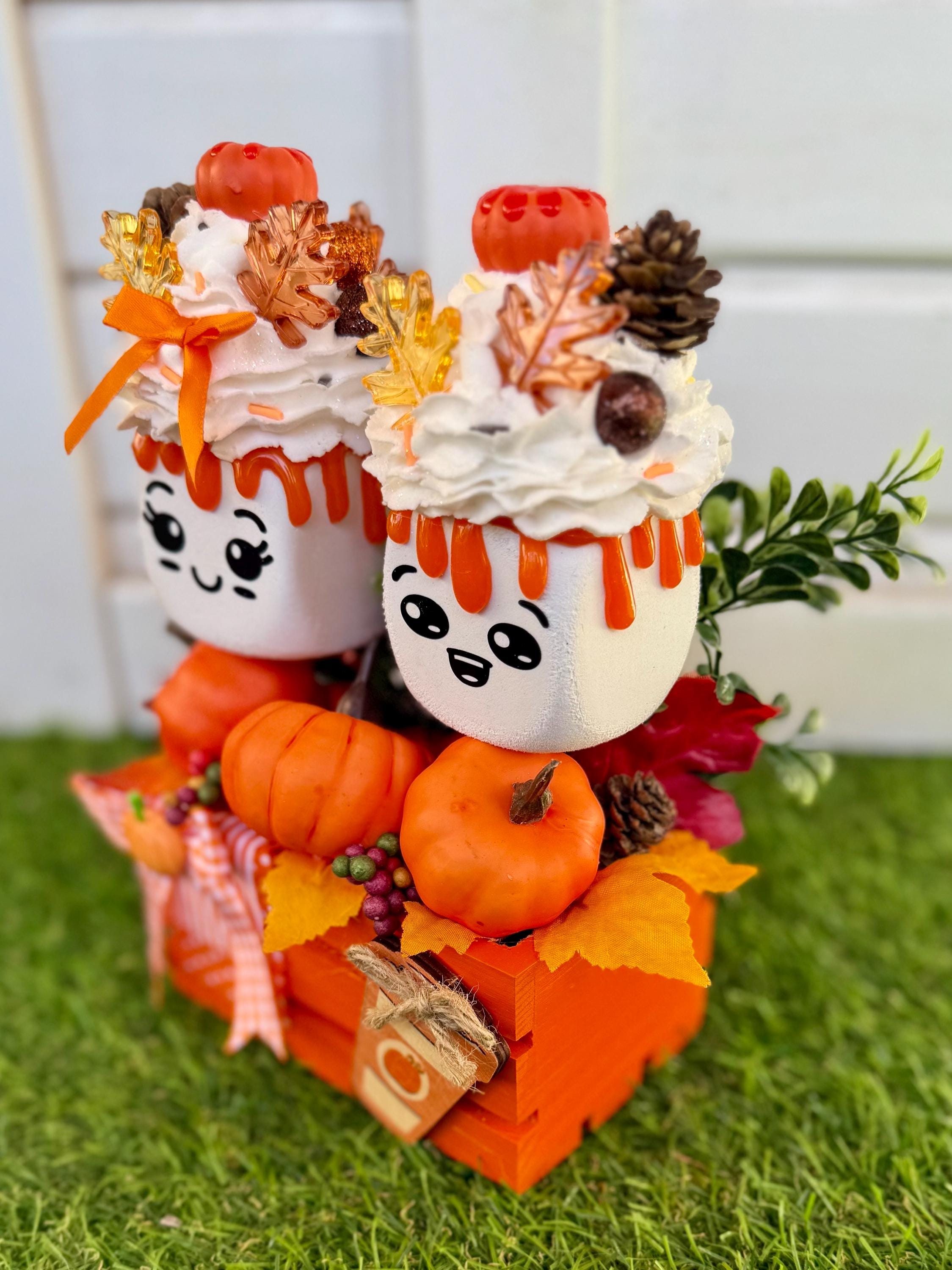 Fall Marshmallow Cuties: Fake Marshmallow Cutie Arrangement, Dripping ...