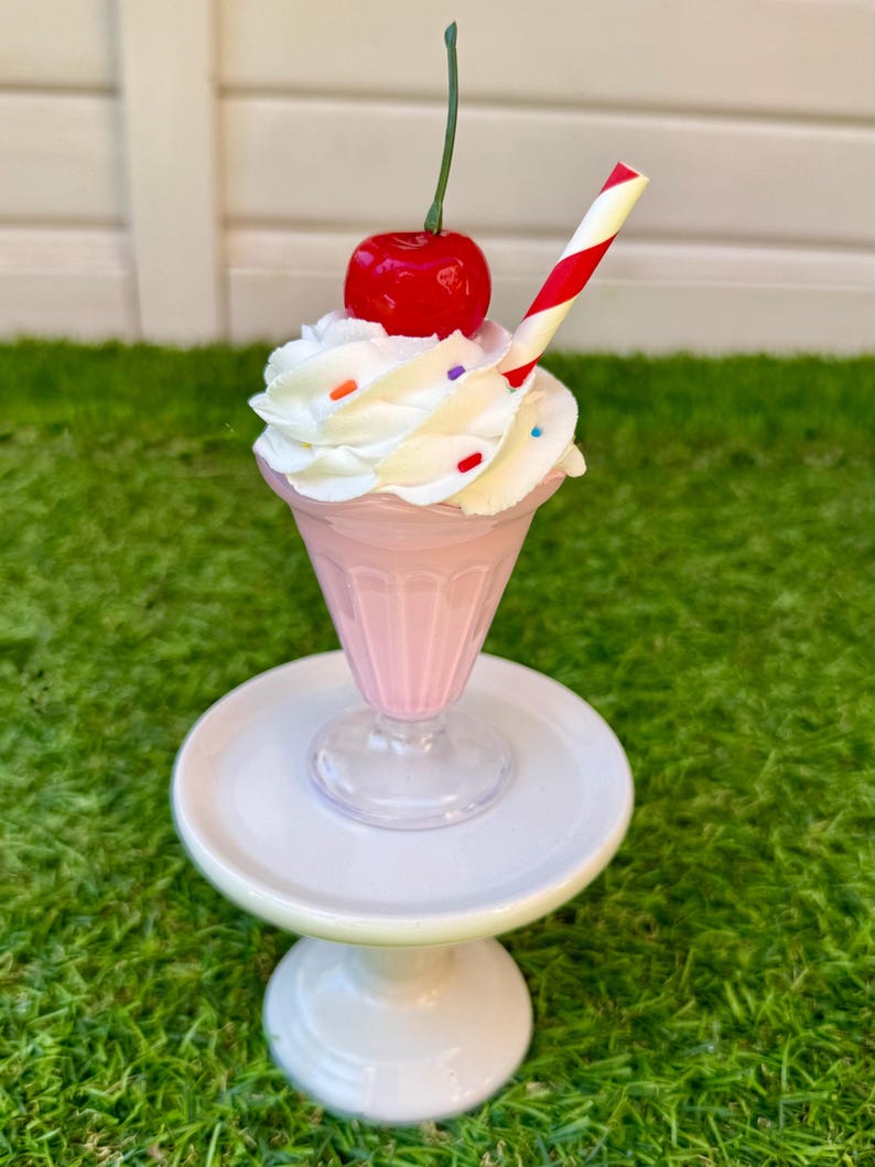 Faux Mini Milkshake: Tiered Tray Decor, Fake Bake - Etsy