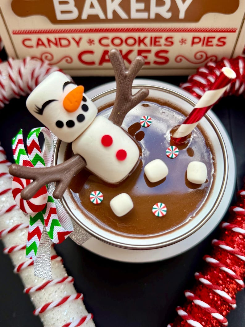 Faux Hot Chocolate Mug: Christmas Tiered Tray Decor - Etsy