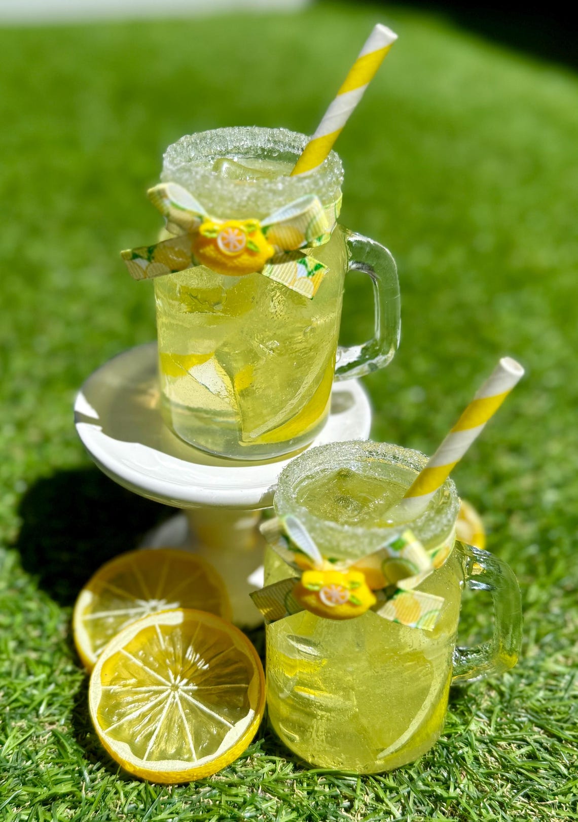 Fake Lemonade Mini Drink, Fake Drink, Faux Drink, Fake Bake, Tiered ...