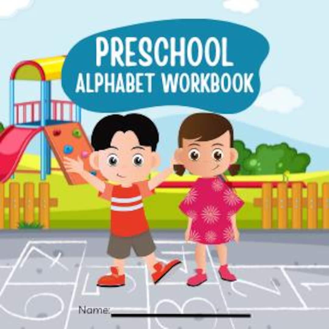 Preschool Alphabet Workbook | ABC Tracing & Writing Practice | Toddler ...