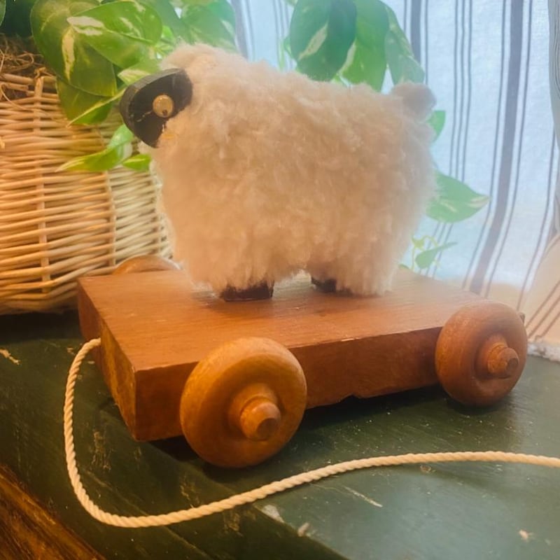 Sheep Pull Toy - Etsy