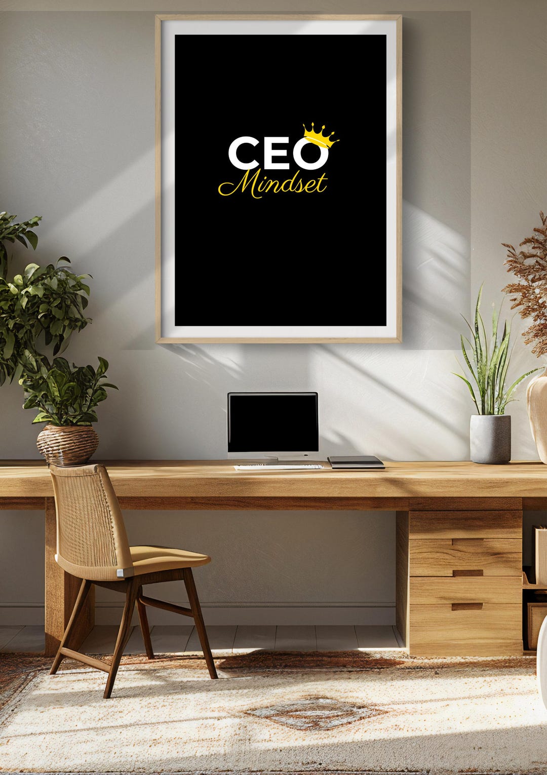 CEO Mindset Poster - Motivational Wall Art, Office Decor, Leadership ...