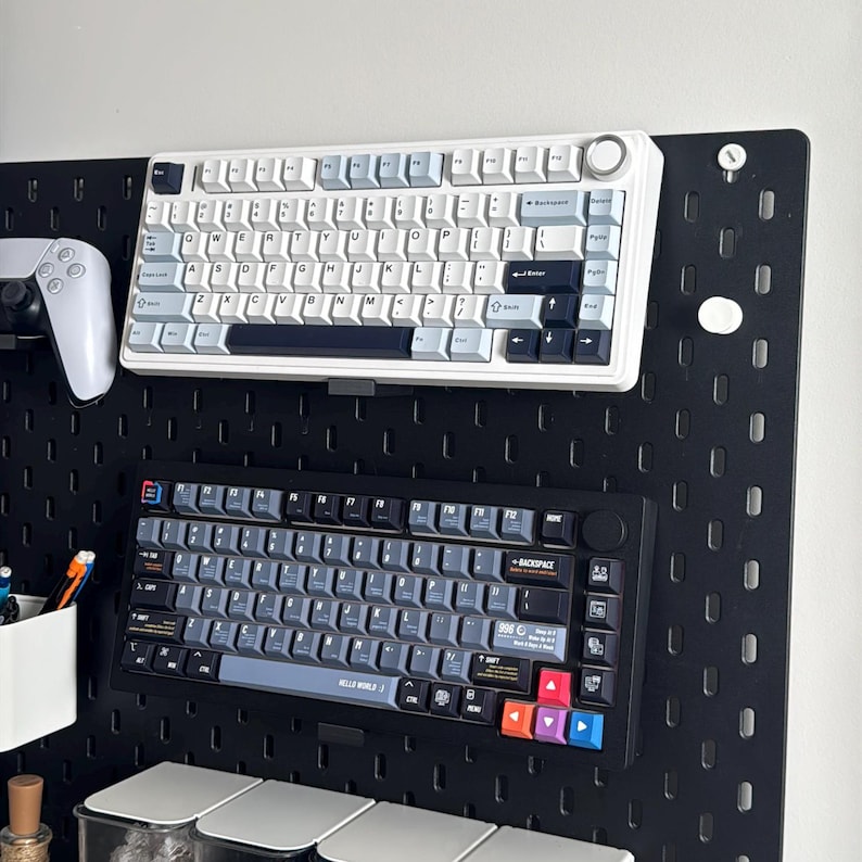 Ikea Skadis Pegboard Keyboard Controller & Accessories Holder (2pc) - Etsy
