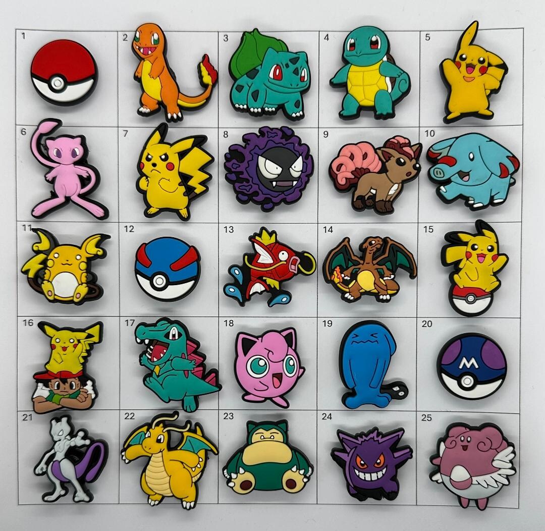 Video Game TV Character Clog Charm, Shoe Accessories - Etsy