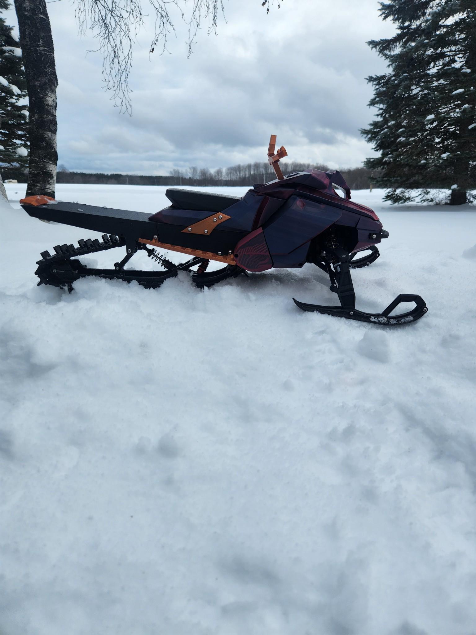 Build to Order 3D Printed RC Snowmobile - Etsy