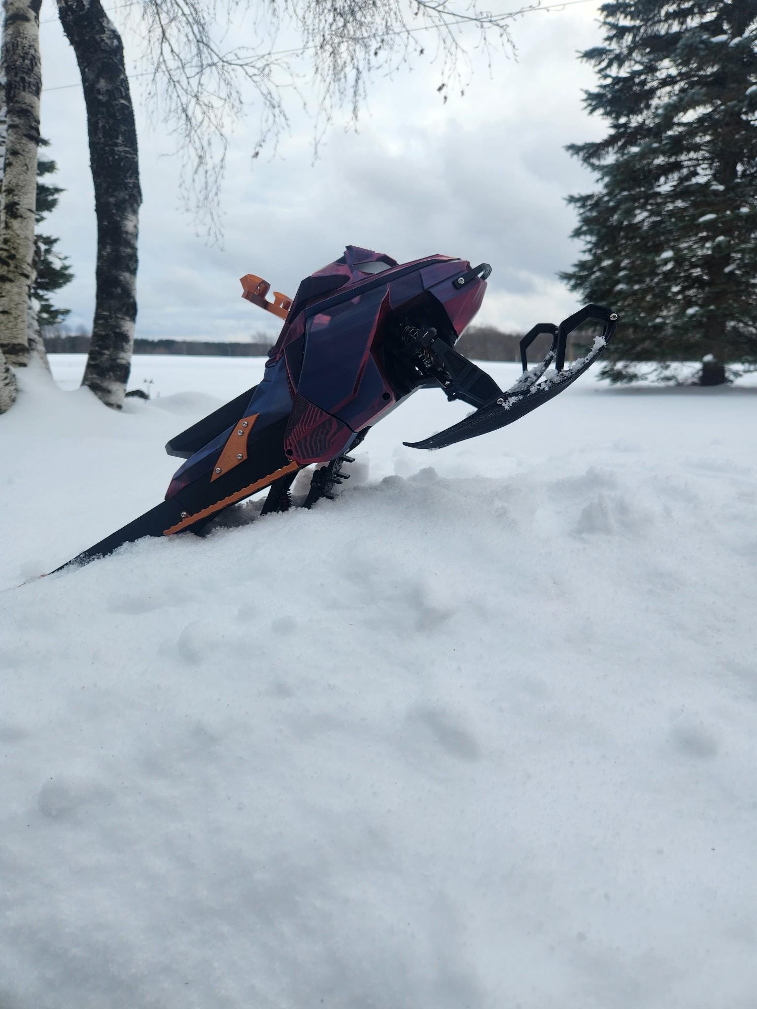 Build to Order 3D Printed RC Snowmobile - Etsy