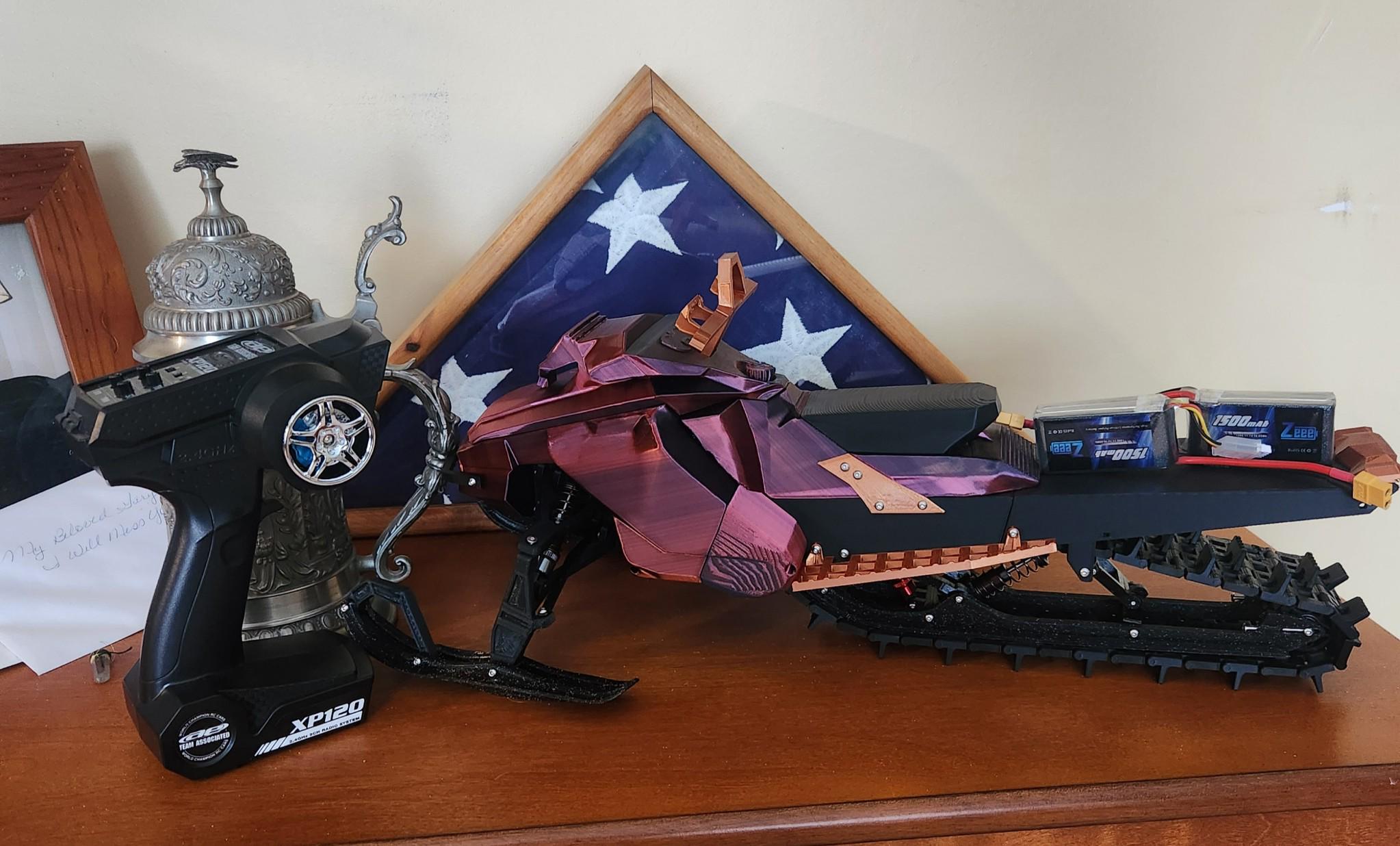 Build to Order 3D Printed RC Snowmobile - Etsy