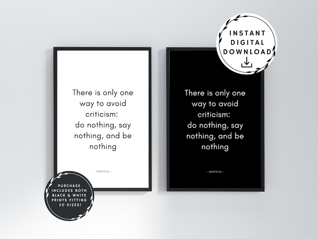 Digital Wall Art | Printable Aristotle Quote | Inspirational Wall Décor ...