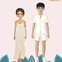 Southeast Asia Paper Dolls: Chinese, Malay, Indian (digital Download ...