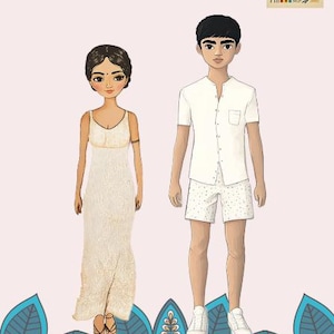 Printable Indian Paper Dolls With Traditional Outfits for Dress up Fun ...
