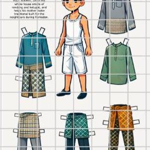 Southeast Asia Paper Dolls: Chinese, Malay, Indian (digital Download ...