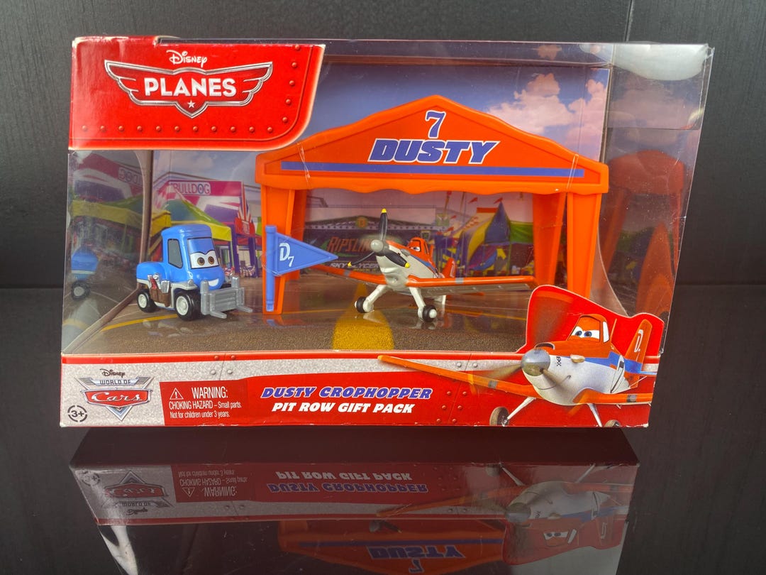 Disney Pixar Planes Mattel Dusty Crophopper Pit Row Gift Pack - Etsy