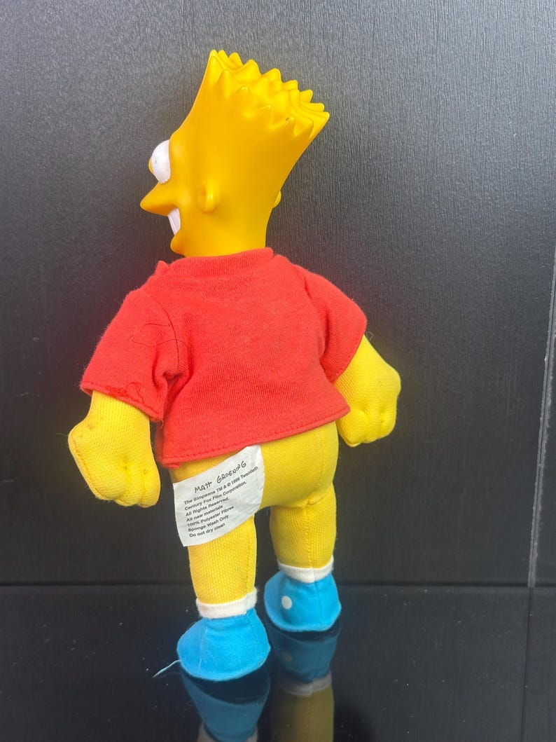 Simpsons Bart Simpson 1996 Vintage Doll Itchy & Scratchy Show - Etsy Canada