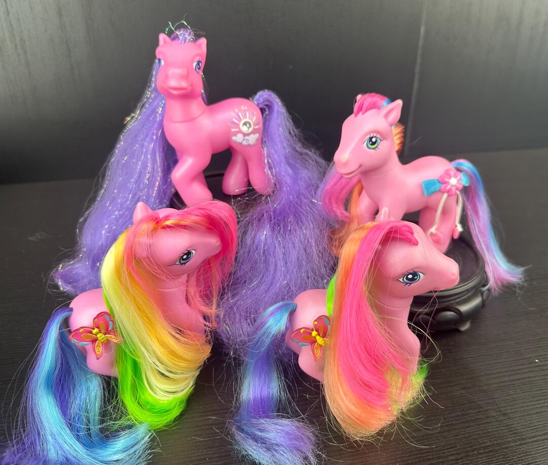 My Little Pony G3 Wind Drifter, Silver Lining and Rhapsody Ribbon - Etsy