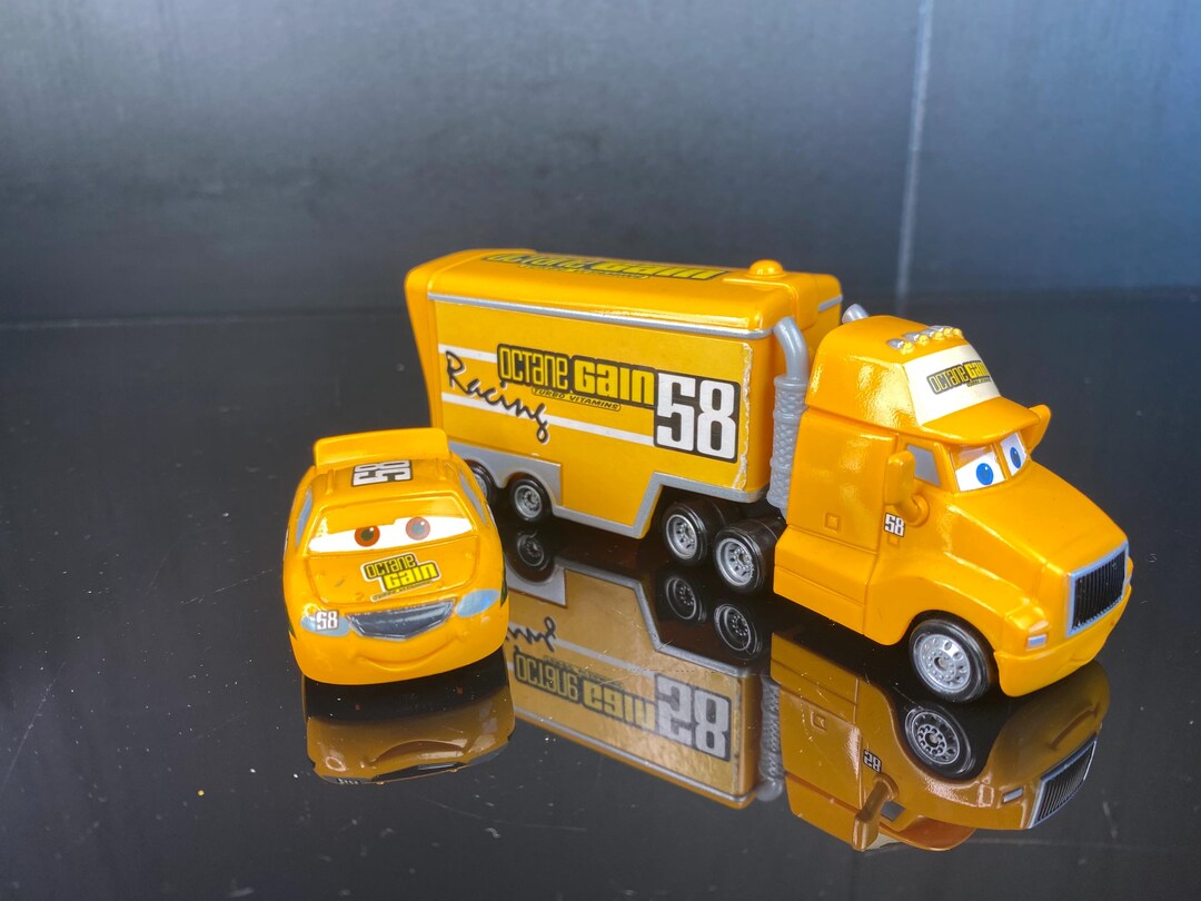 Disney Pixar Cars Mini Octane Gain Hauler With Car - Etsy