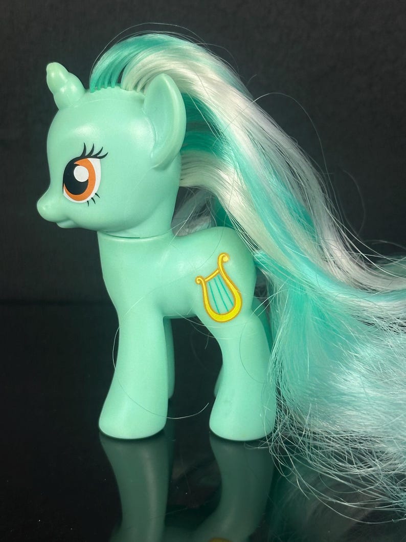 Lyra Heartstrings Mlp G4 My Little Pony Hasbro 2010 Harp Green Budget ...