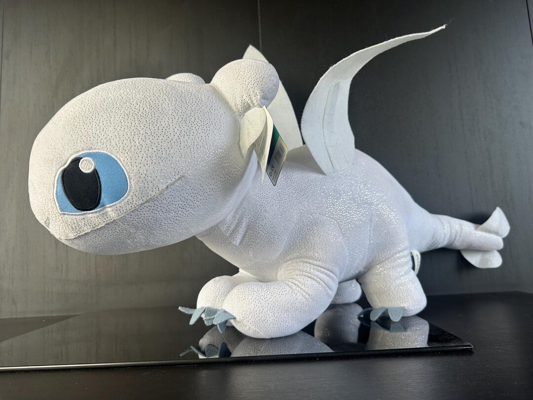 Very Big! 85cm Soft Toy How to Train Your Dragon With Light Fury - Etsy