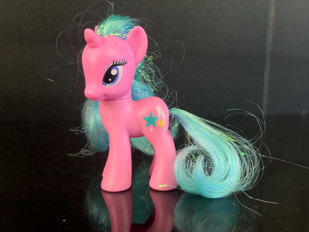 Mlp G4 Starbeam Twinkle My Little Pony *rare* Stars With Glitter Hasbro ...
