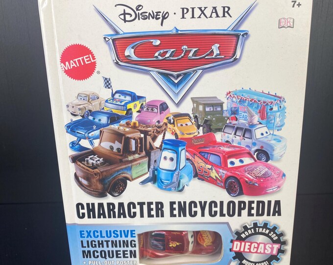 Disney X Pixar Rare Mattel Character Encyclopaedia Book - Etsy