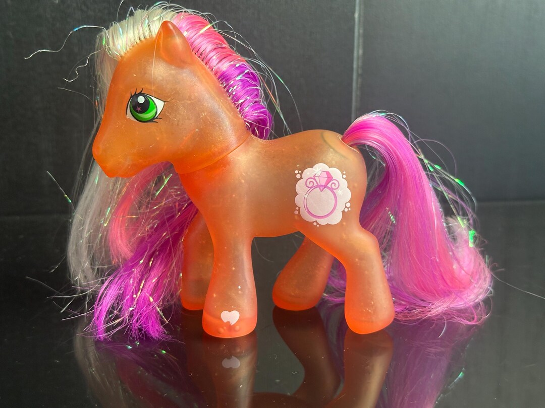 Mlp G3 Glitterbelle My Little Pony Transparent Ring 2005 - Etsy