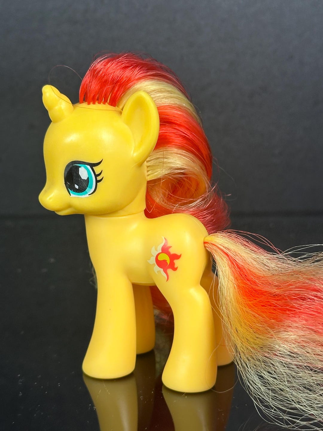 Mlp G4 Sunset Shimmer My Little Pony Yellow-red Hasbro 2010 - Etsy