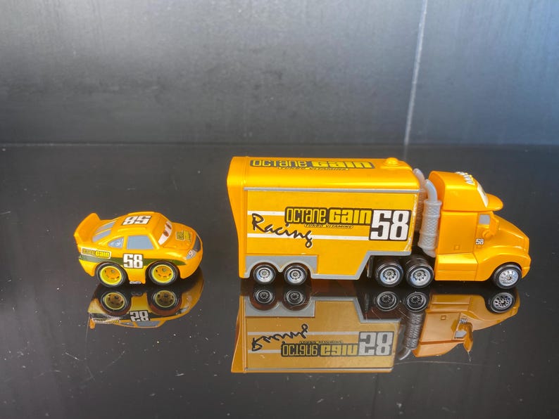 Disney Pixar Cars Mini Octane Gain Hauler With Car - Etsy