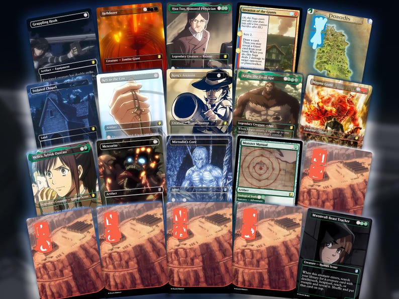 Walls Will Fall – an Attack on Titan EDH Commander Deck - Etsy