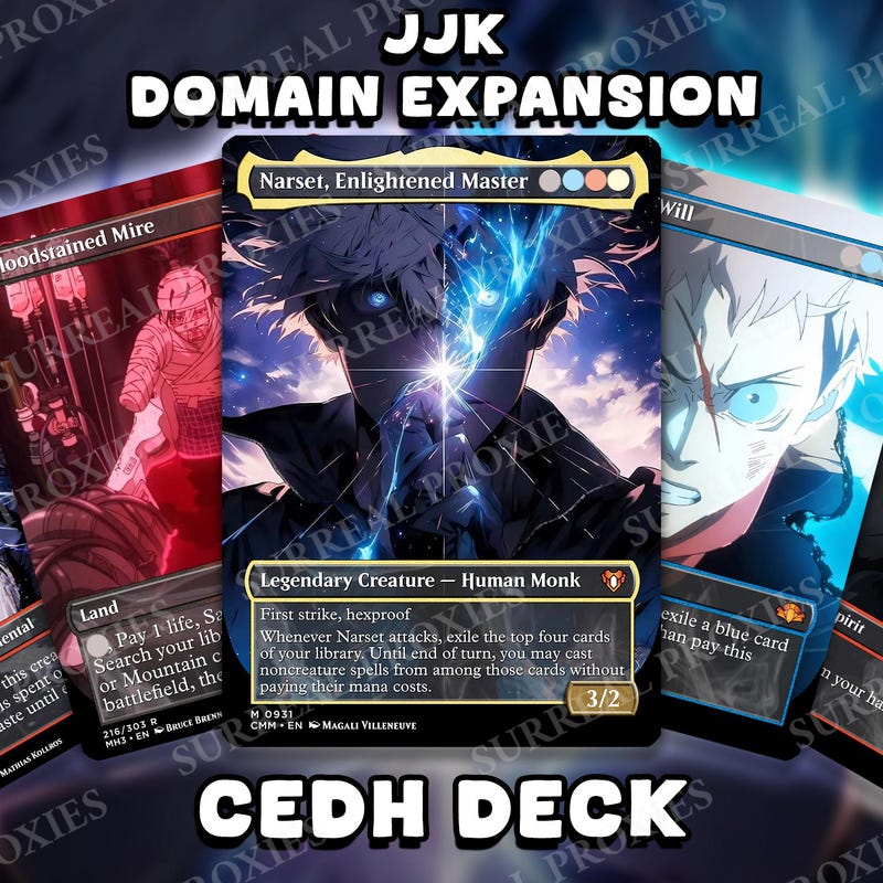 Jujutsu Kaisen Mtg - Etsy