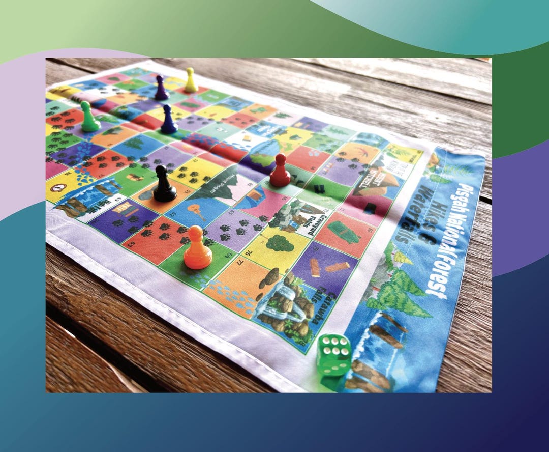 Hikes and Waterfalls Kids Education Game / Chutes and Ladders ...