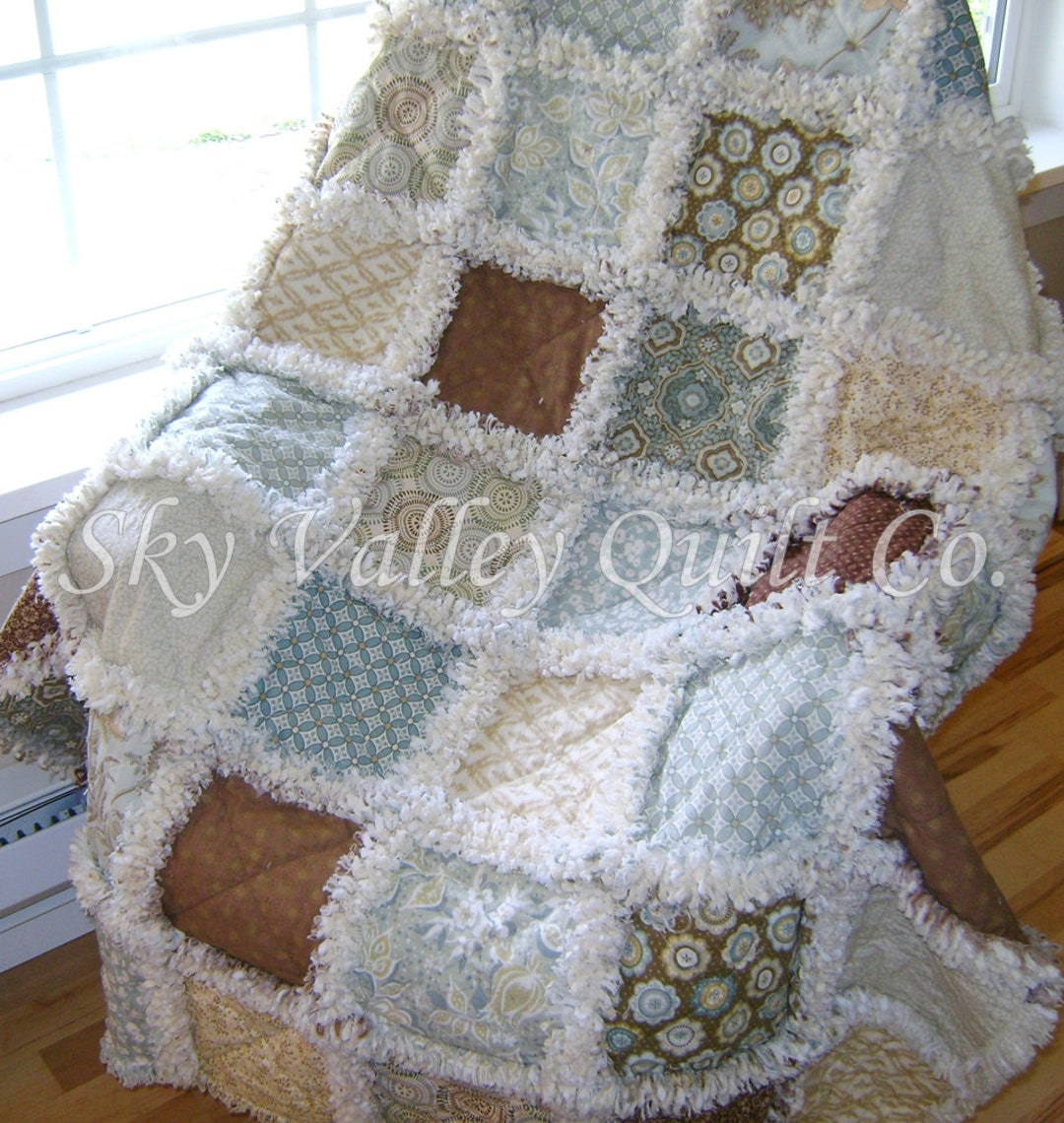 Rag Quilt DIY Directions, Tutorial PDF Layer Cake Pattern - Etsy