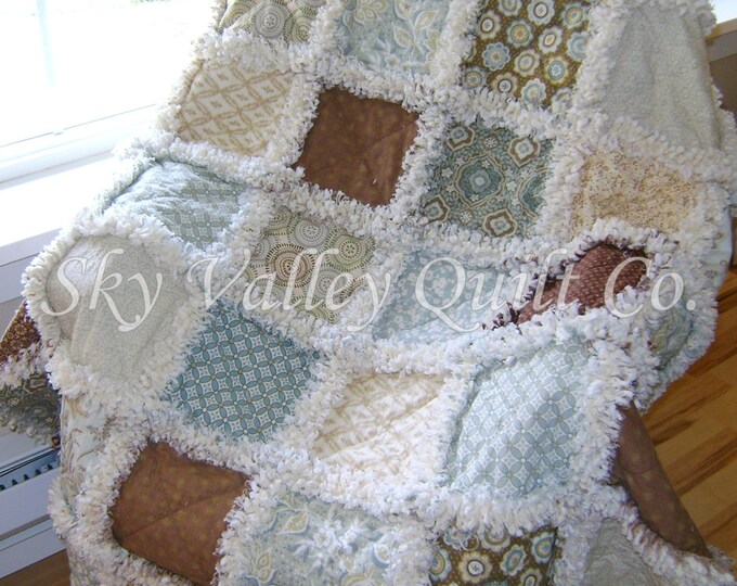 Rag Quilt DIY Directions, Tutorial ~PDF Layer Cake Pattern - Etsy