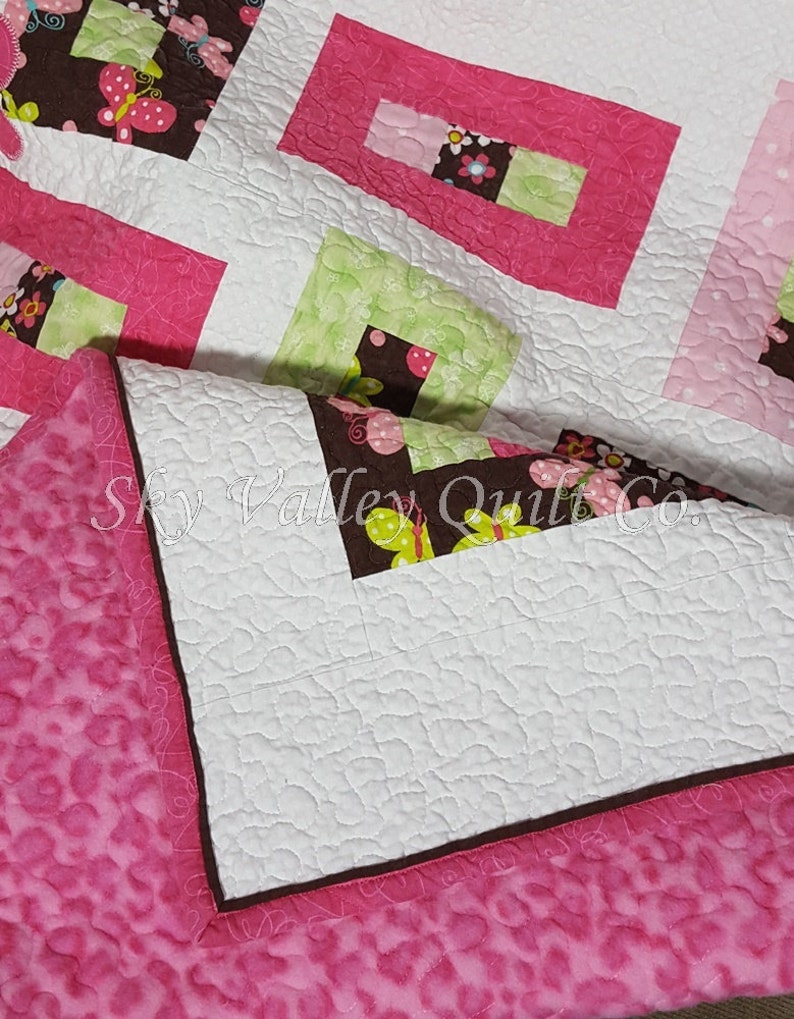 Flutterby Garden Quilt Pattern PDF made With One Layer Cake | Etsy