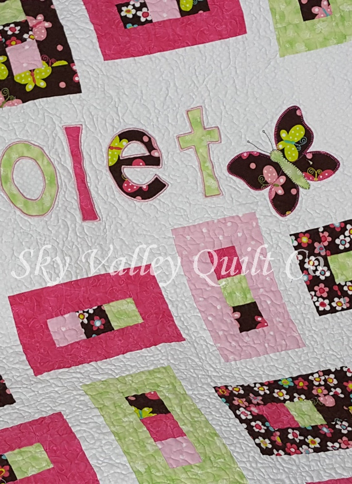 Flutterby Garden Quilt Pattern ~PDF -made With One Layer Cake - Etsy