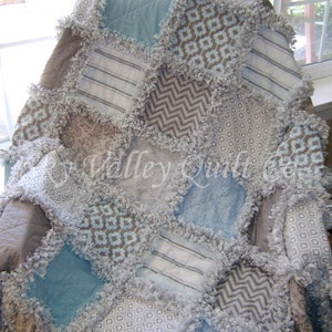 Rag Quilt DIY Directions, Tutorial PDF Layer Cake Pattern - Etsy