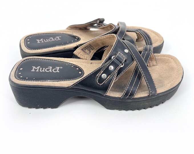 Vintage Y2K Chunky Platform Sandals Mudd Strappy Vegan - Etsy