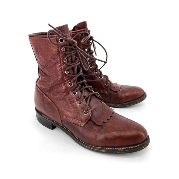 Lace up Boots - Etsy