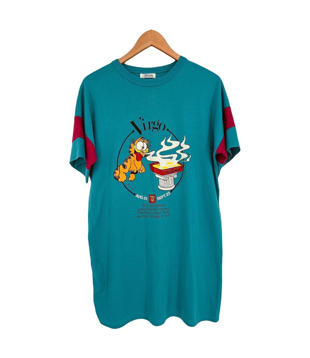 Vintage Garfield Pajama Shirt Nightgown 80s Flirts - Etsy