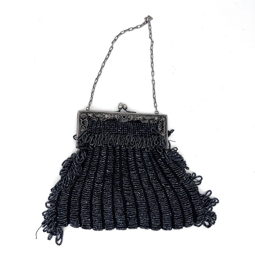 Antique 1920s Beaded Purse Evening Handbag Art Deco - Etsy