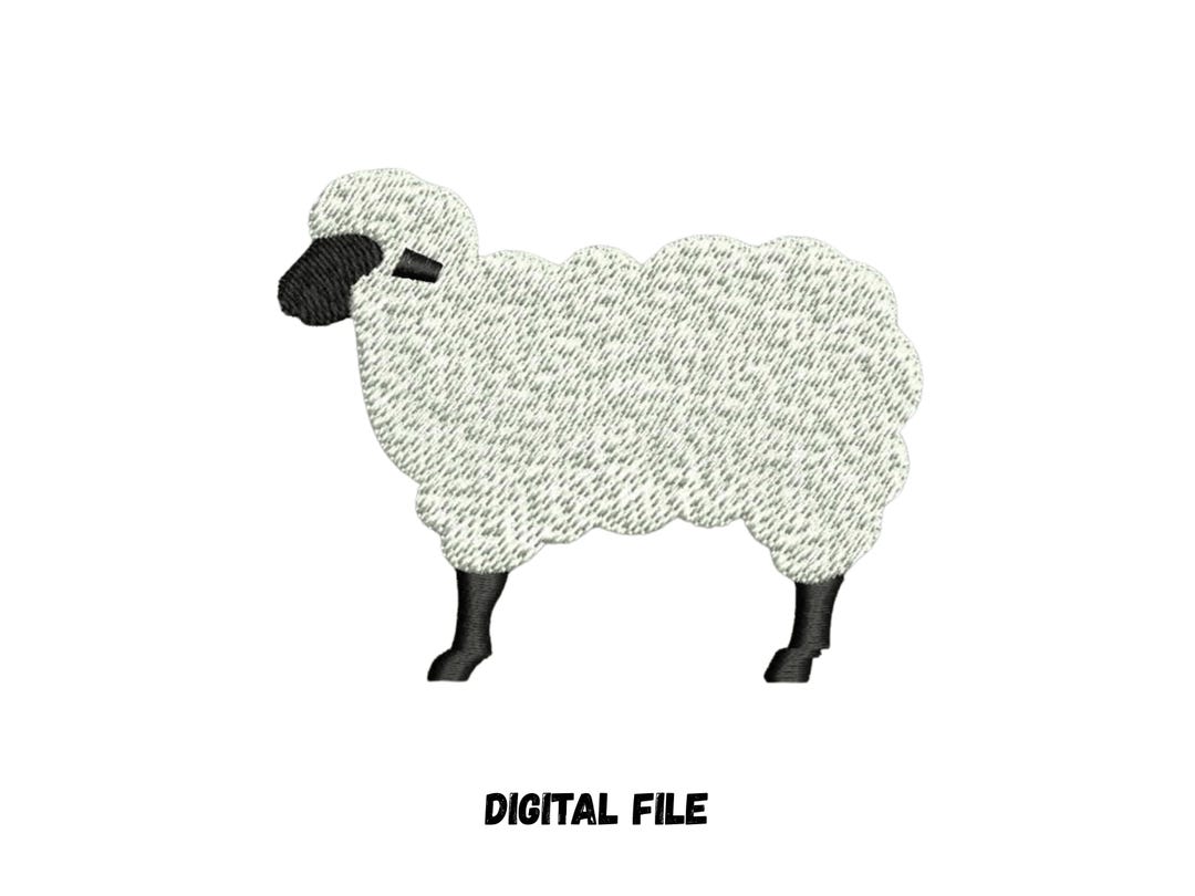 Cute Sheep Embroidery Design - Machine Embroidery Designs - Animal ...