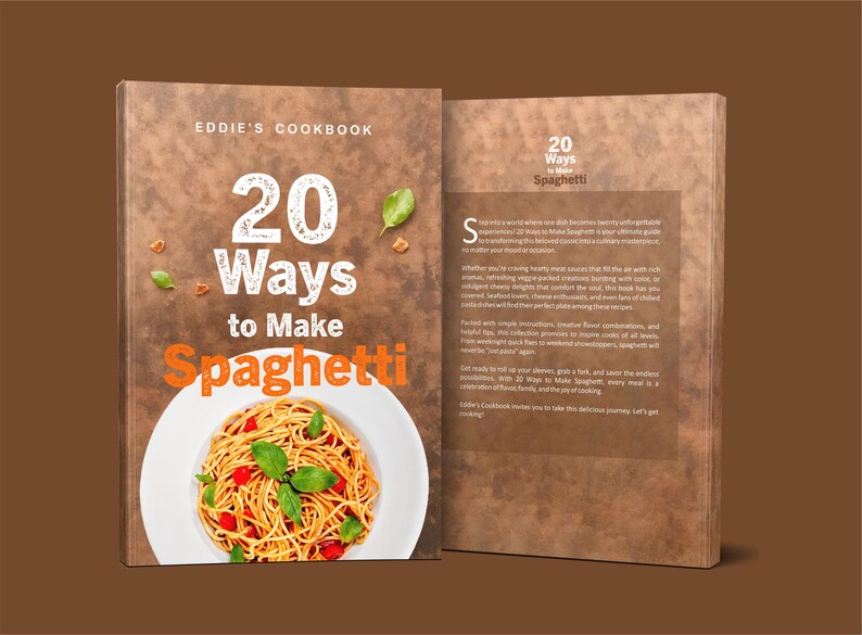 20 Ways to Make Spaghetti (cookbook) Recipes - Etsy