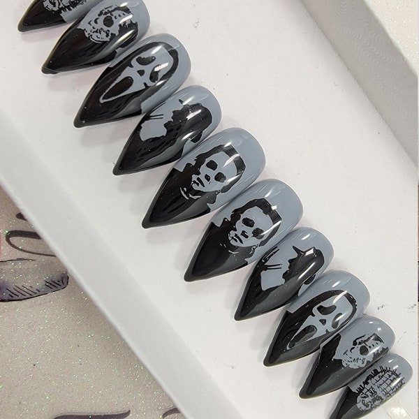 Horror Movie Fake Nails - Etsy