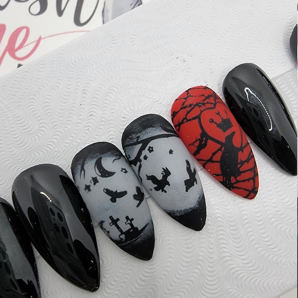 Gothic Nails - Etsy